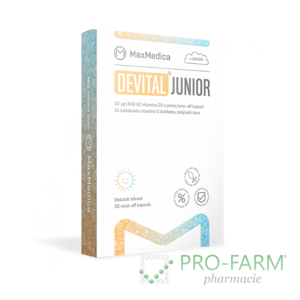 DEVITAL JUNIOR Capsules 400 IU x 30 - ProFarm